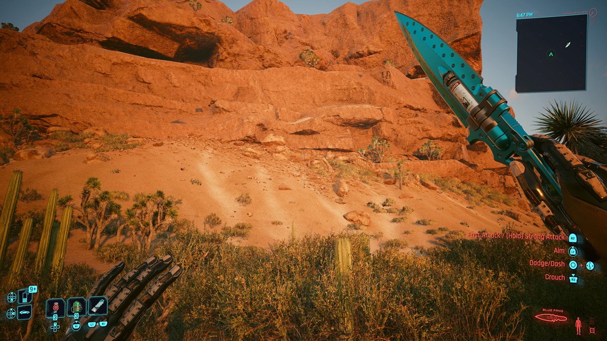 How to Get Blue Fang Knife in Cyberpunk 2077 - Twinfinite