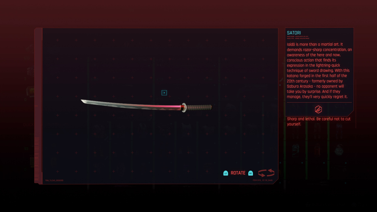 Where to Find Best Katana in Cyberpunk 2077 2.0: Satori Location ...