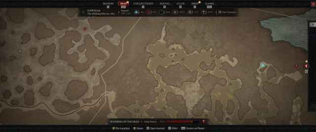 Diablo 4 Fetid Mausoleum Dungeon Location