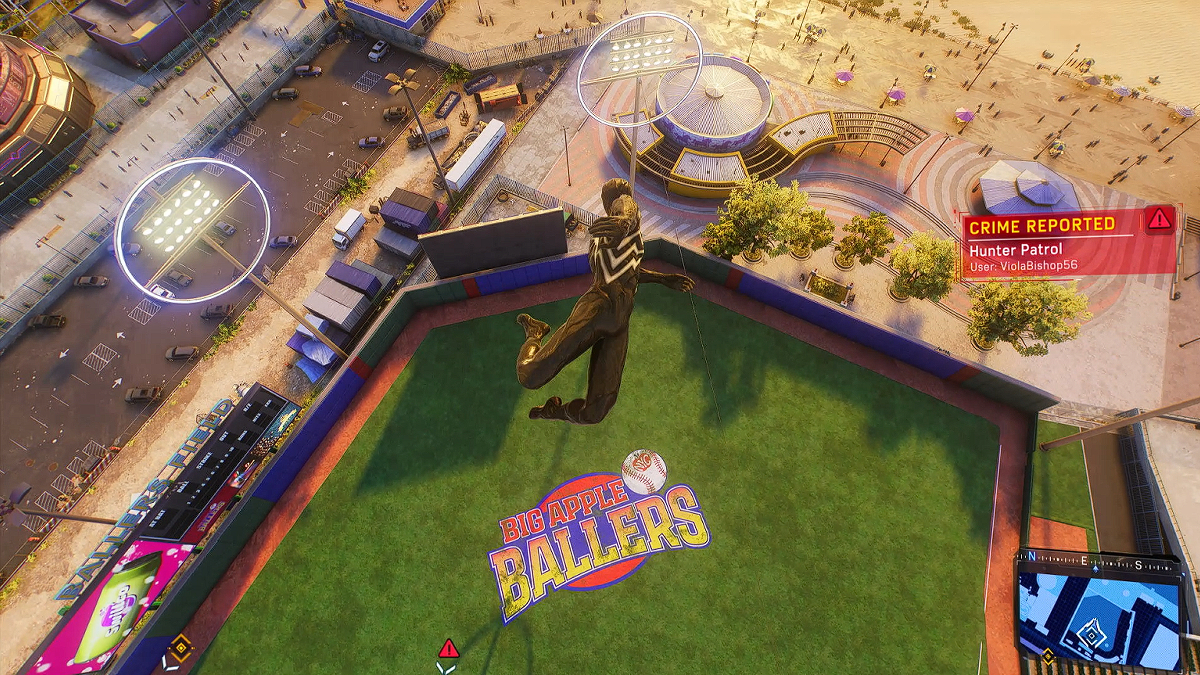 Where to Find Big Apple Ballers Stadium in Spider-Man 2 - Twinfinite