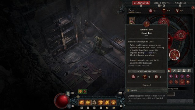 All Vampiric Powers and Pacts in Diablo 4 Season of the Blood - Twinfinite