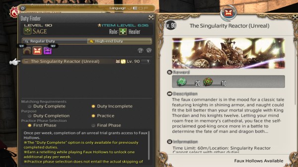 How to Unlock The Singularity Reactor (Unreal) in FFXIV - Twinfinite