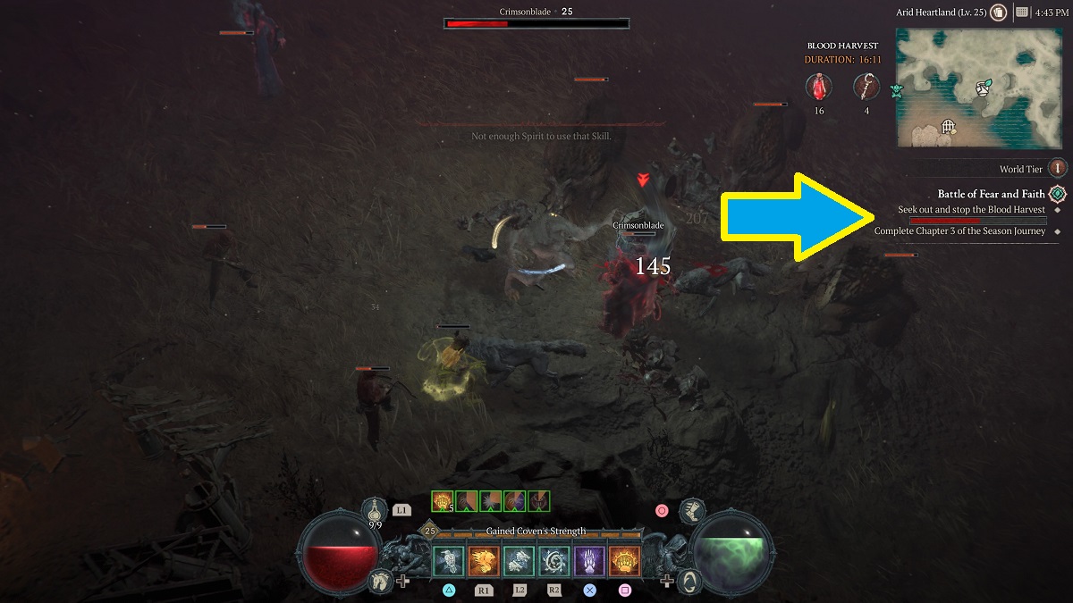 How to Complete Battle of Fear and Faith in Diablo 4 Season of Blood ...
