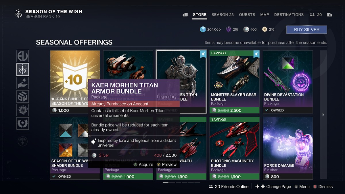 How to Get The Witcher Armor Set & Cosmetics in Destiny 2 - Twinfinite