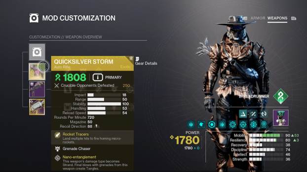 Destiny 2 Strand Hunter Tangle Spam Build Guide - Twinfinite