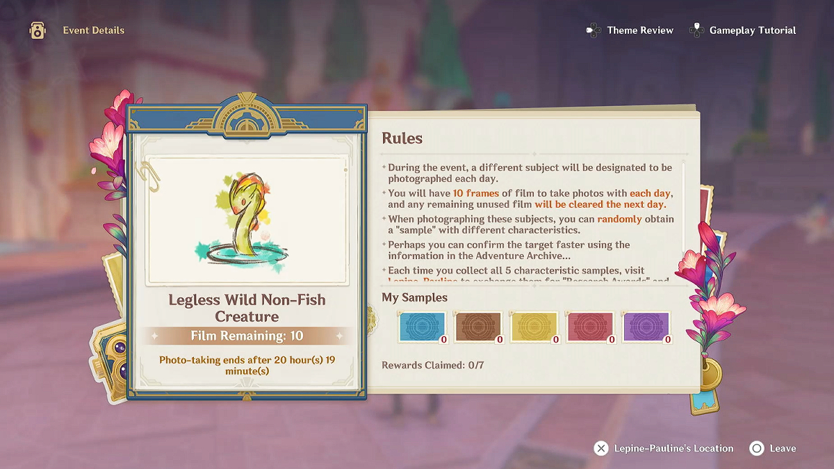 Where to Find Legless Wild Non-fish Creatures in Genshin Impact ...