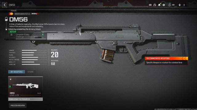 Best Modern Warfare 3 Marksman Rifle Tier List