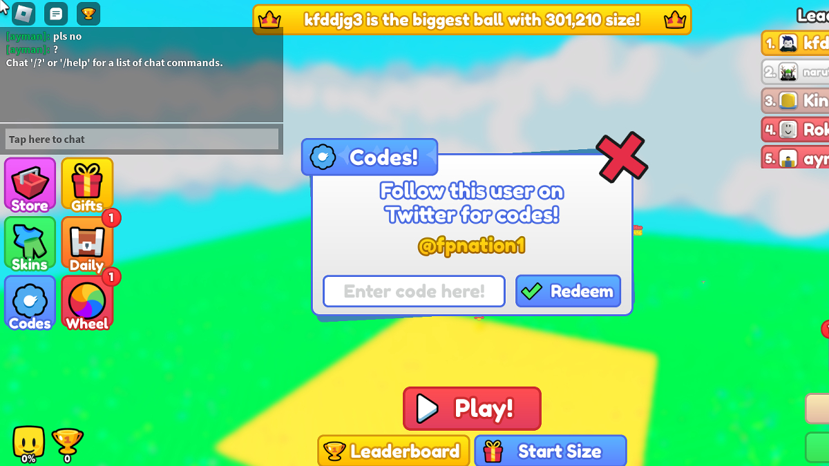 Roblox Ball Eating Simulator Codes - Twinfinite