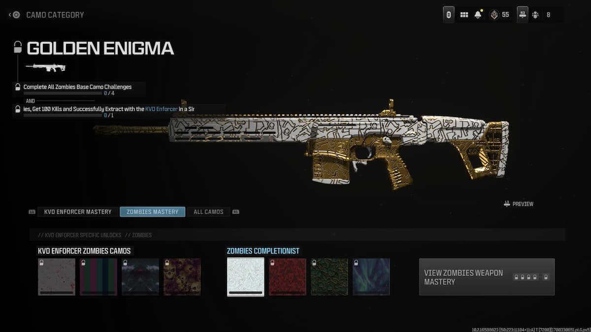 All MW3 Zombies Camo Challenges - Twinfinite