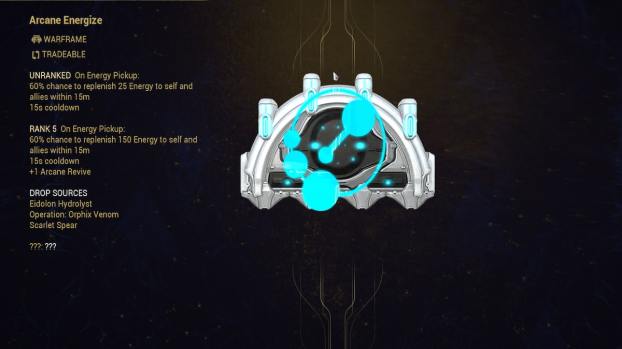 Arcane Energize in Warframe – What Is it & Is it Worth it? - Twinfinite