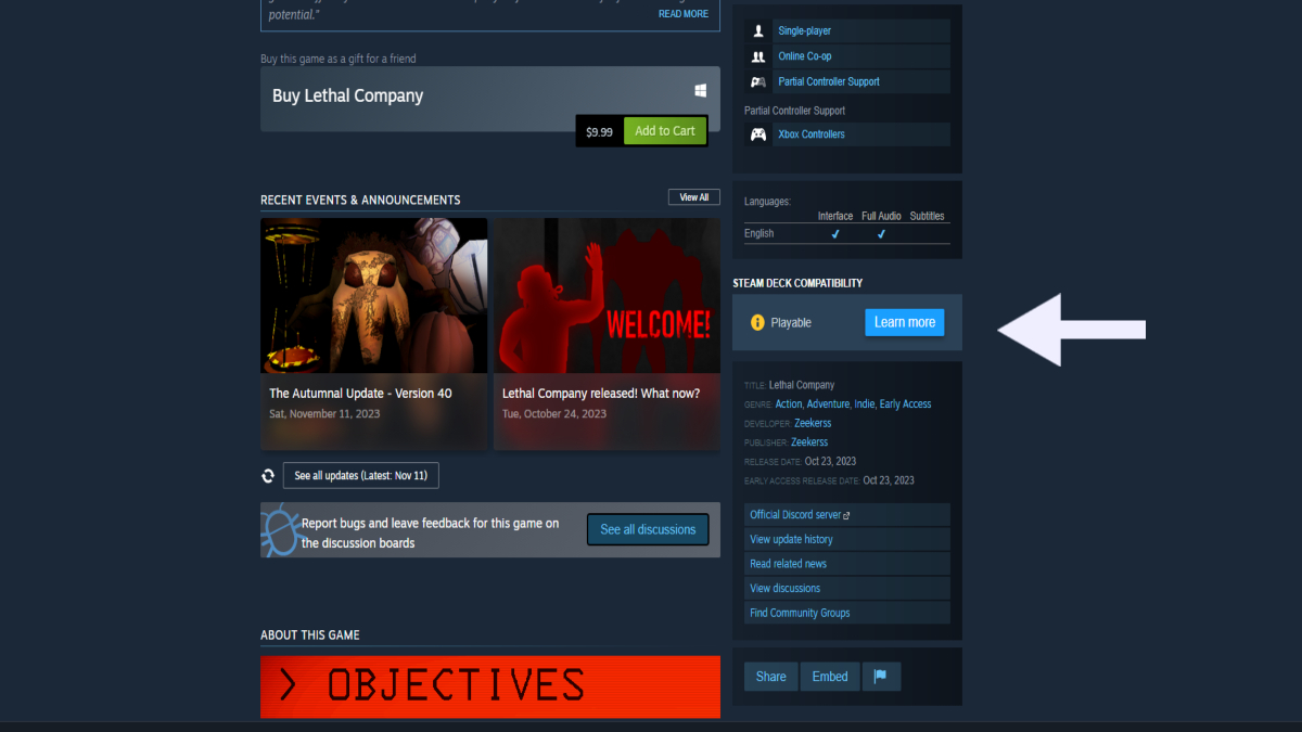 Can You Play Lethal Company on Steam Deck? Answered - Twinfinite