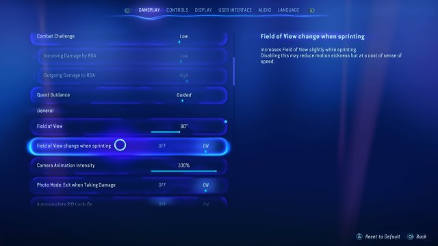 How to Change FOV in Avatar Frontiers of Pandora - Twinfinite