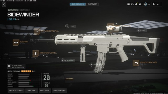 Best Sidewinder Loadout in Modern Warfare 3 and Warzone