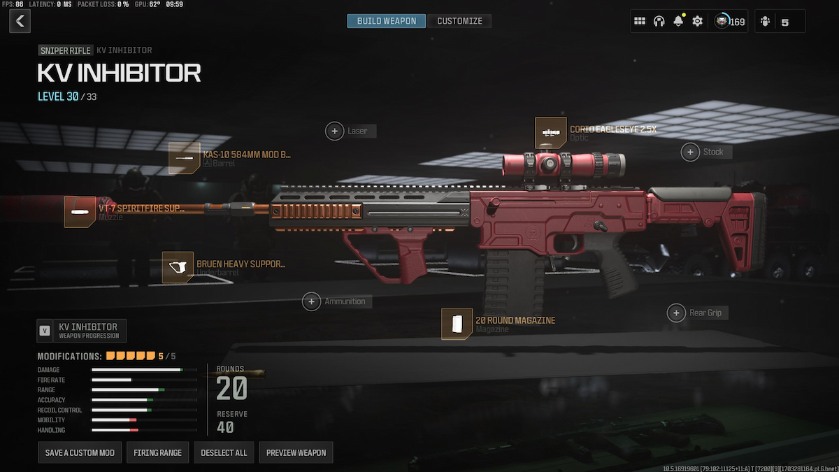 Best KV Inhibitor Loadout in Modern Warfare 3 and Warzone - Twinfinite