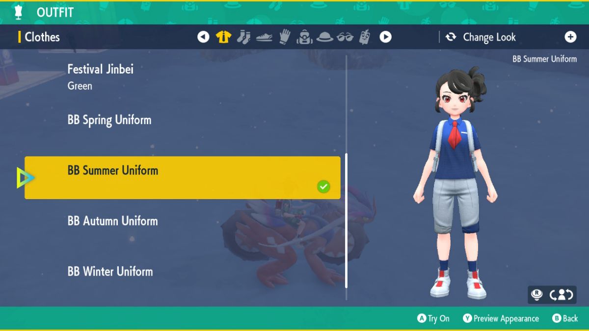 All New Cosmetics & Outfits in Pokemon Scarlet and Violet Indigo Disk ...