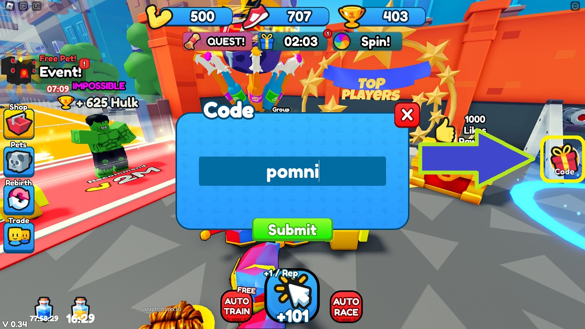 Strongman Pull Simulator Codes - Twinfinite