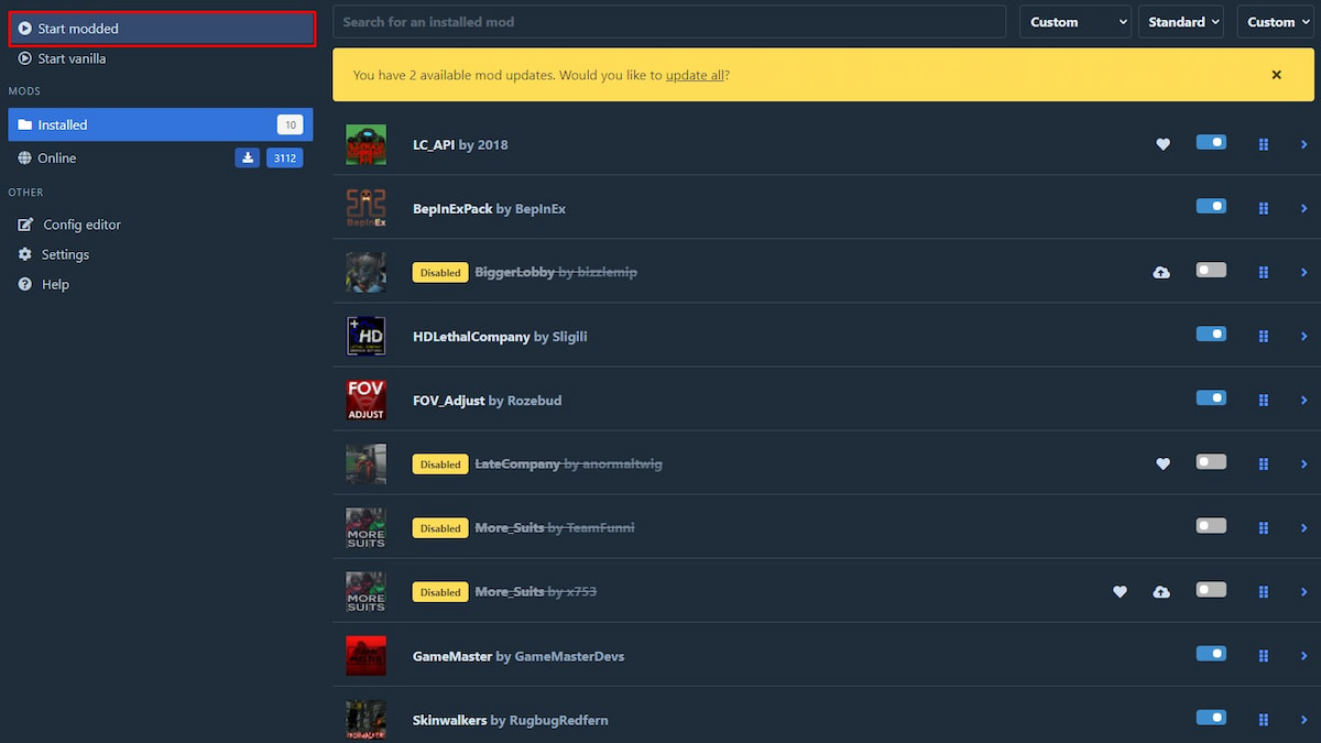 How to Use Lethal Company Skinwalkers Mod - Twinfinite