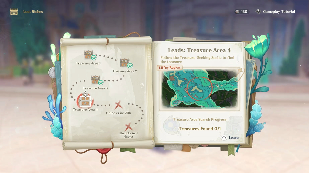 How to Complete 4.3 Lost Riches Treasure Area 4 in Genshin Impact ...