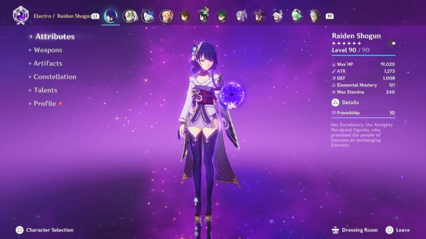 Best Raiden Shogun Build in Genshin Impact - Twinfinite