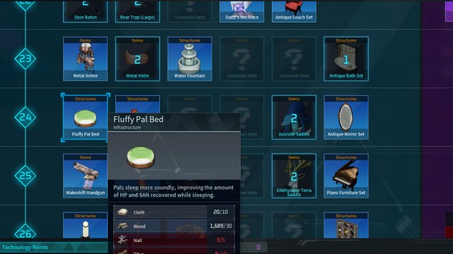 How to Get & Make Fluffy Pal Bed in Palworld