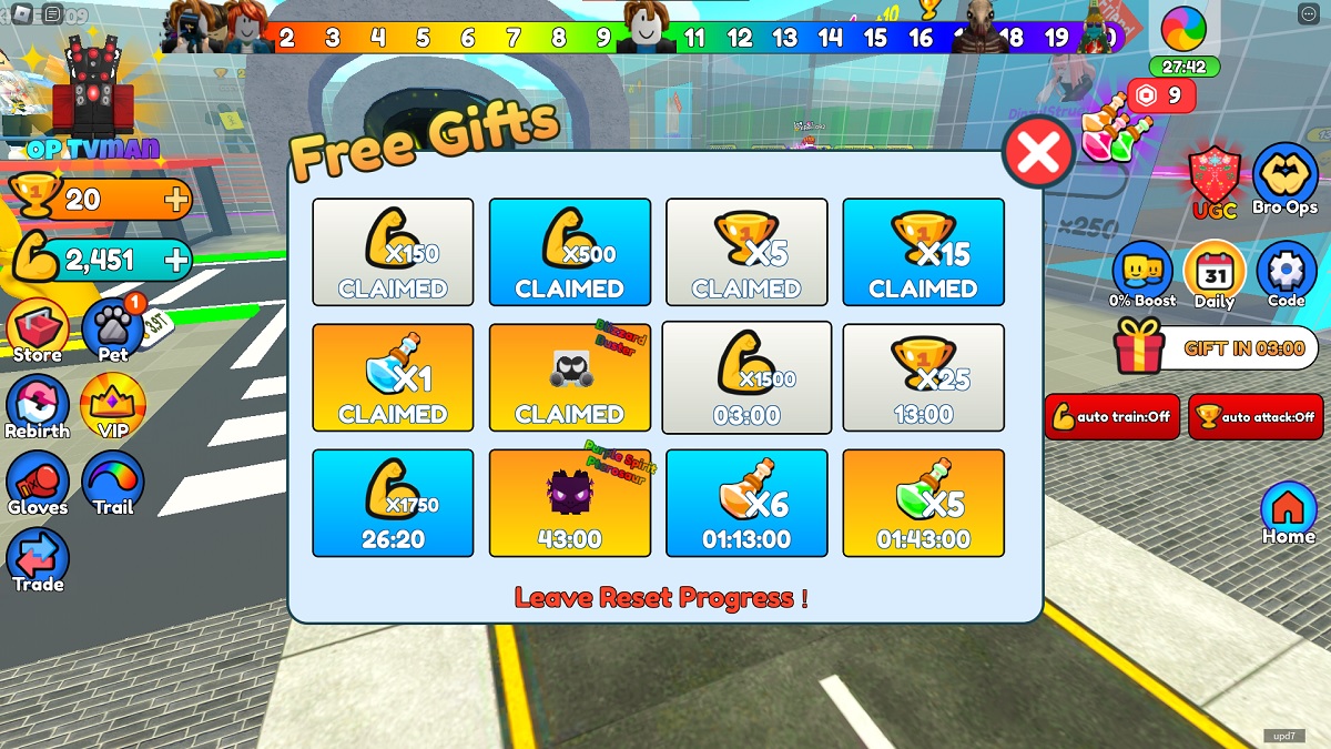 Bro Liberation: Punch Toilet Codes - Twinfinite