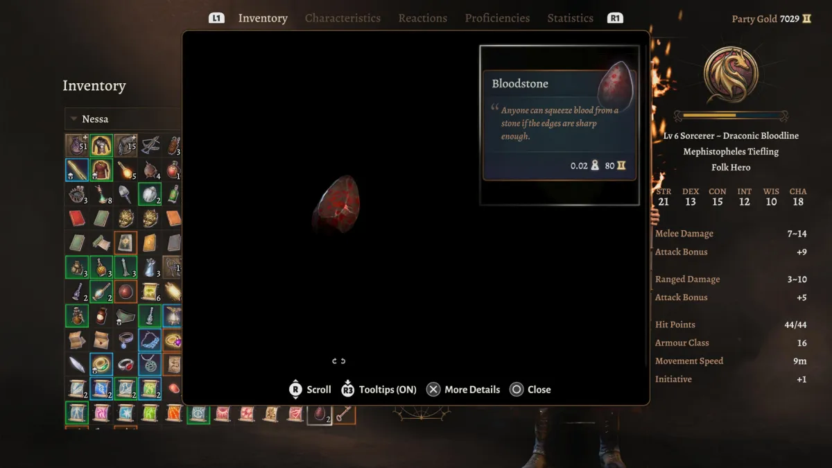 How to Get & Use Bloodstones in Baldur's Gate 3 (BG3) - Twinfinite