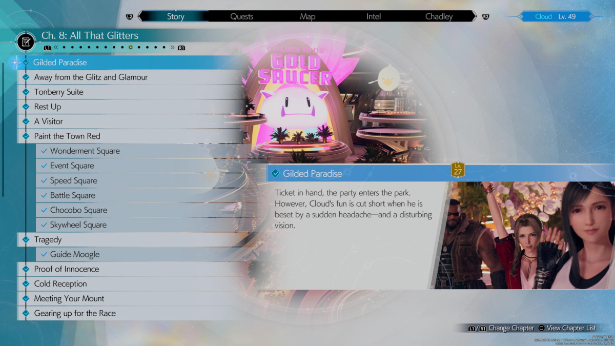 All Final Fantasy 7 Rebirth Chapters - Twinfinite