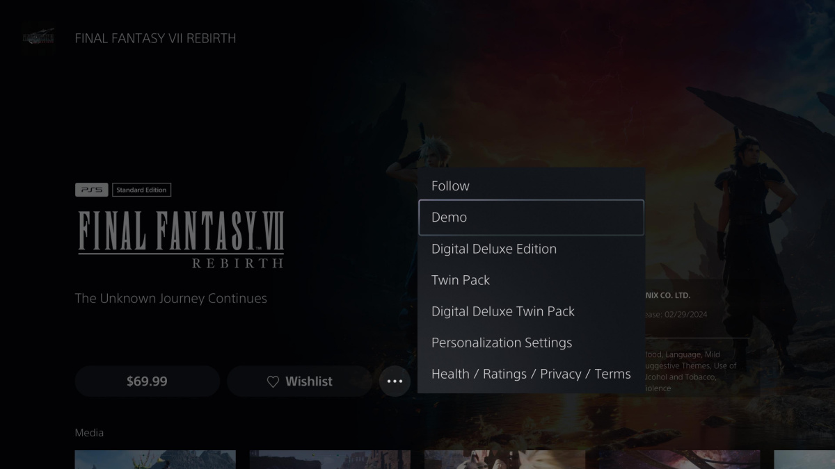How to Download Final Fantasy 7 Rebirth Demo - Twinfinite