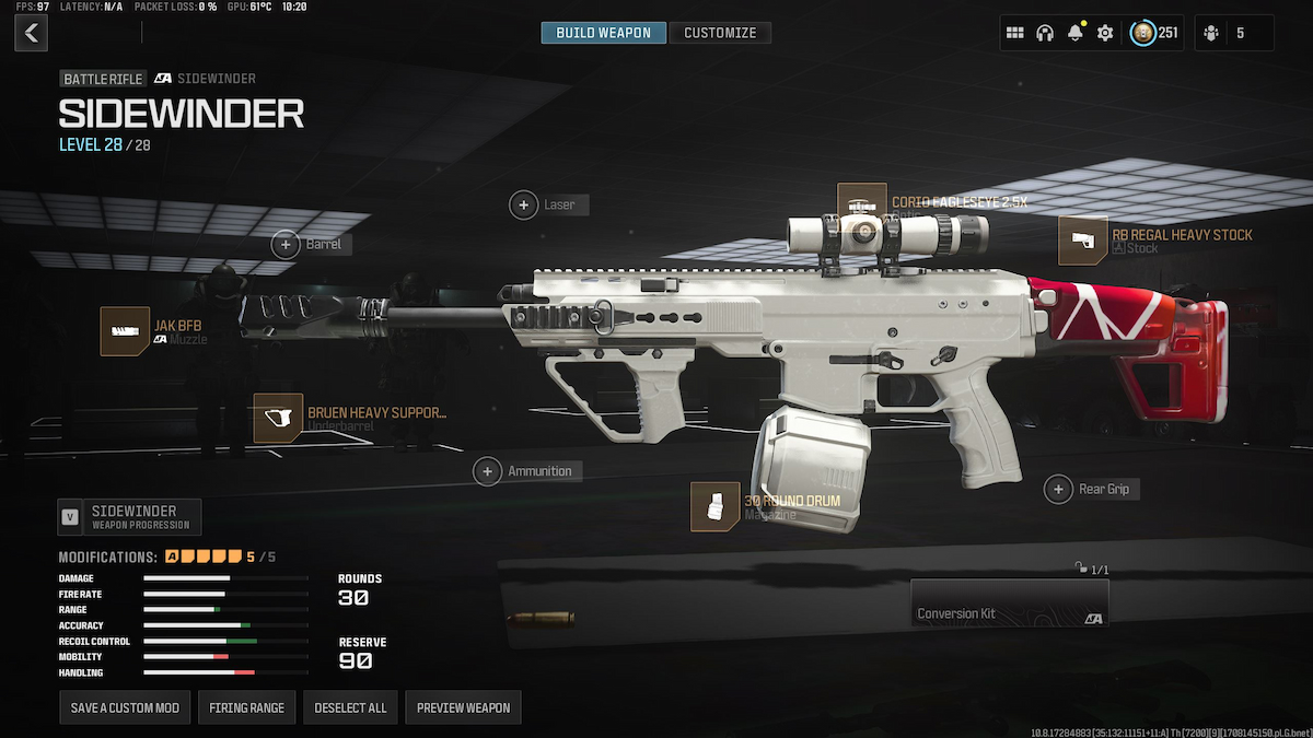 Best Sidewinder Loadout in Modern Warfare 3 and Warzone - Twinfinite