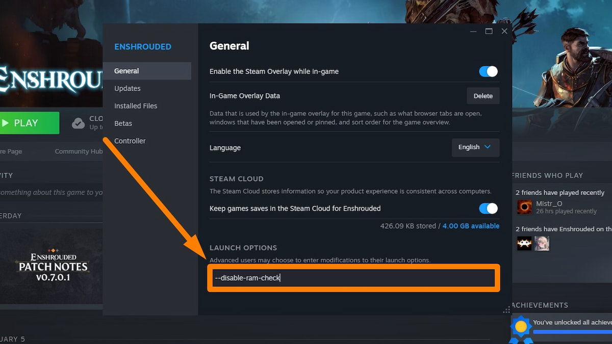Enshrouded Not Enough System Memory Fix - Twinfinite