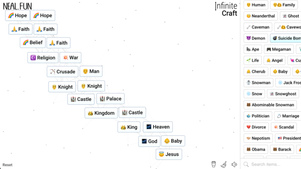 How to Make Jesus in Infinite Craft - Twinfinite