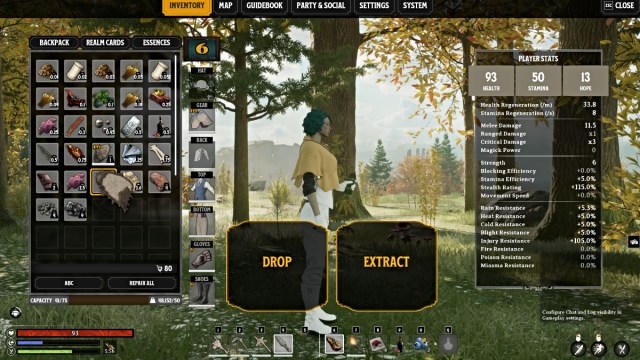 How to Drop Items in Nightingale - Twinfinite