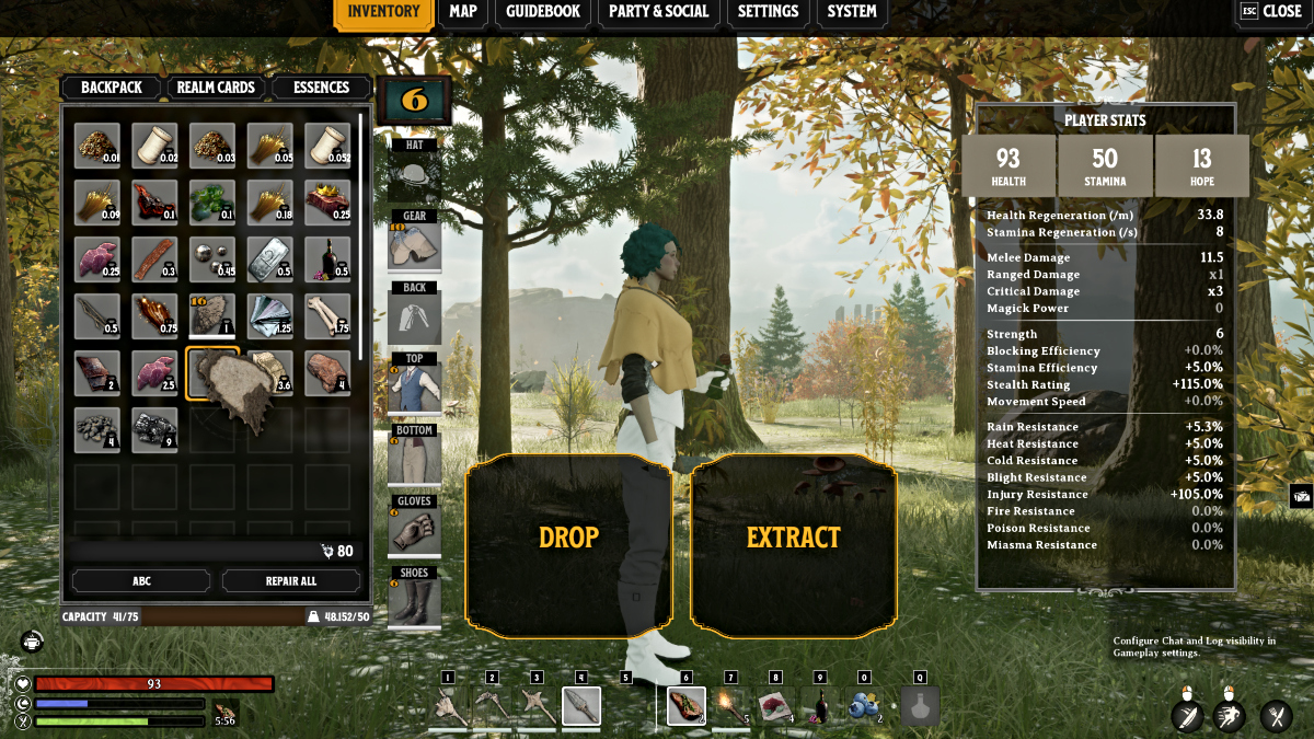 How to Drop Items in Nightingale - Twinfinite