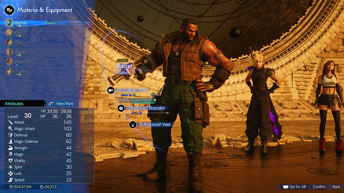 Barret Build Guide in Final Fantasy 7 Rebirth - Best Materia, Weapon ...