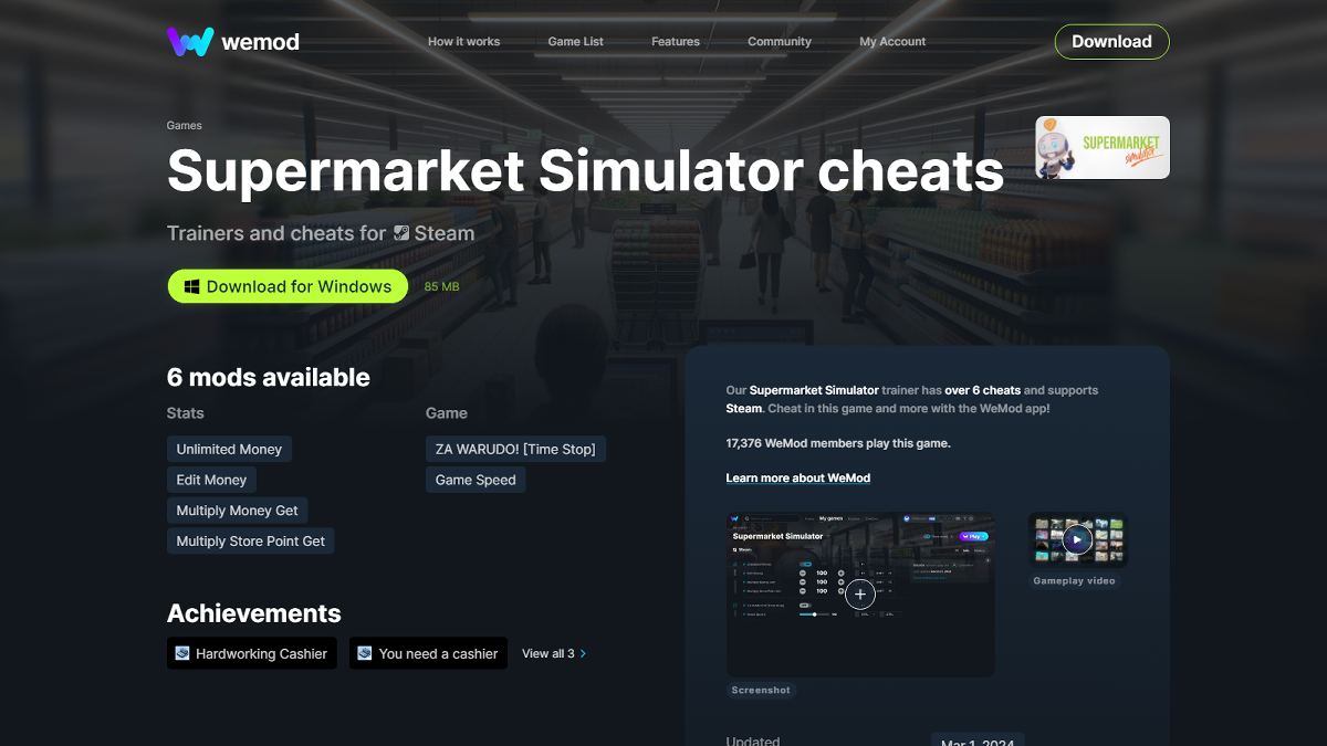 Supermarket Simulator Cheats - Twinfinite