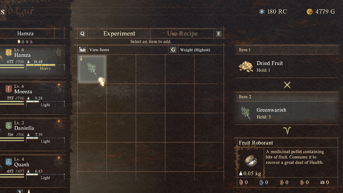 How to Make Fruit Roborant in Dragon's Dogma 2 - Twinfinite