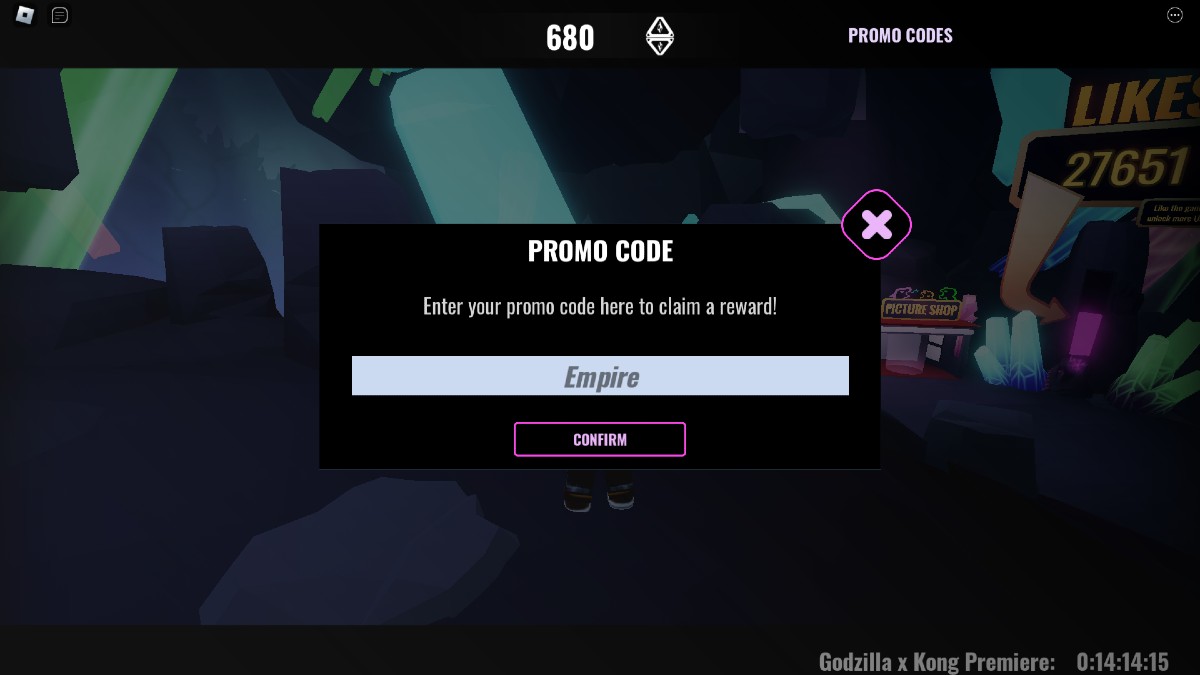 Roblox Godzilla X Kong Obby Codes - Twinfinite