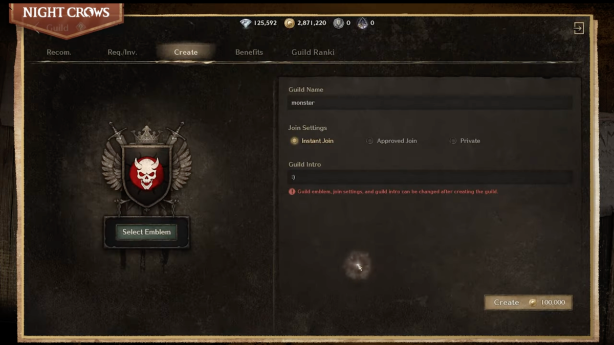 How to Join a Guild in Night Crows - Twinfinite