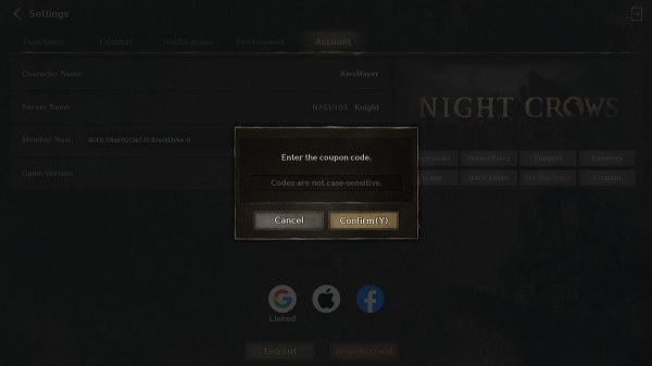 Night Crows Codes (May 2025) - Twinfinite