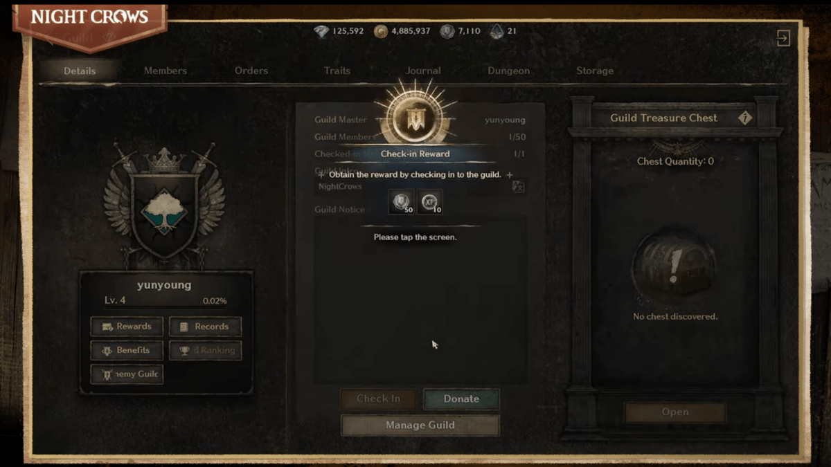 How to Join a Guild in Night Crows - Twinfinite
