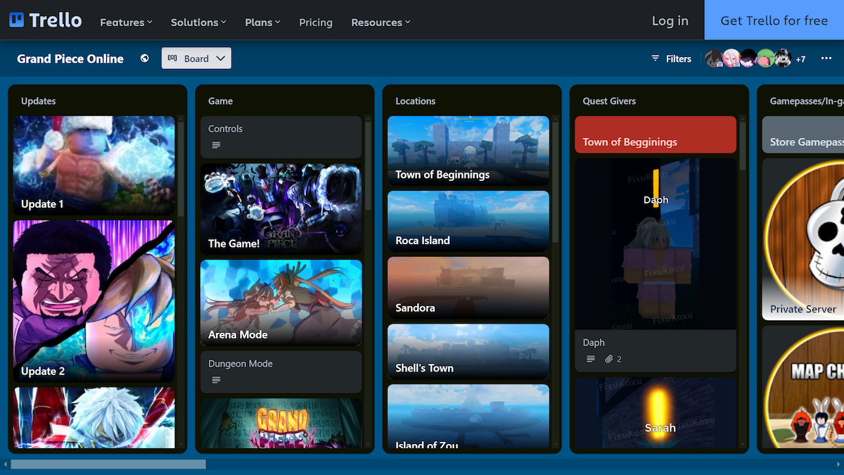 GPO Trello Link (July 2024) - Twinfinite