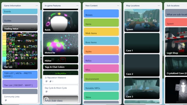Critical Legends Trello Link - Twinfinite