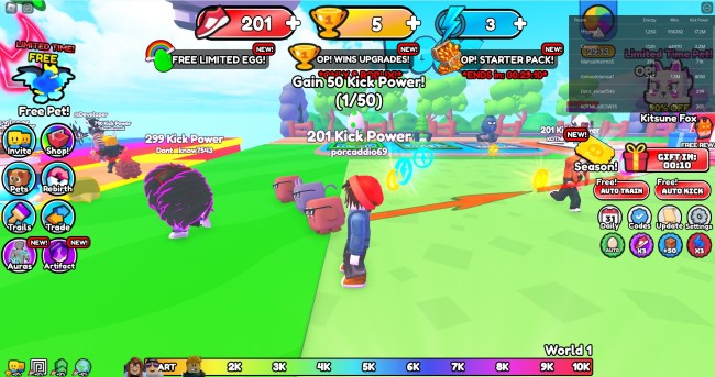 Roblox Kick a Friend Simulator Codes (March 2025) - Twinfinite