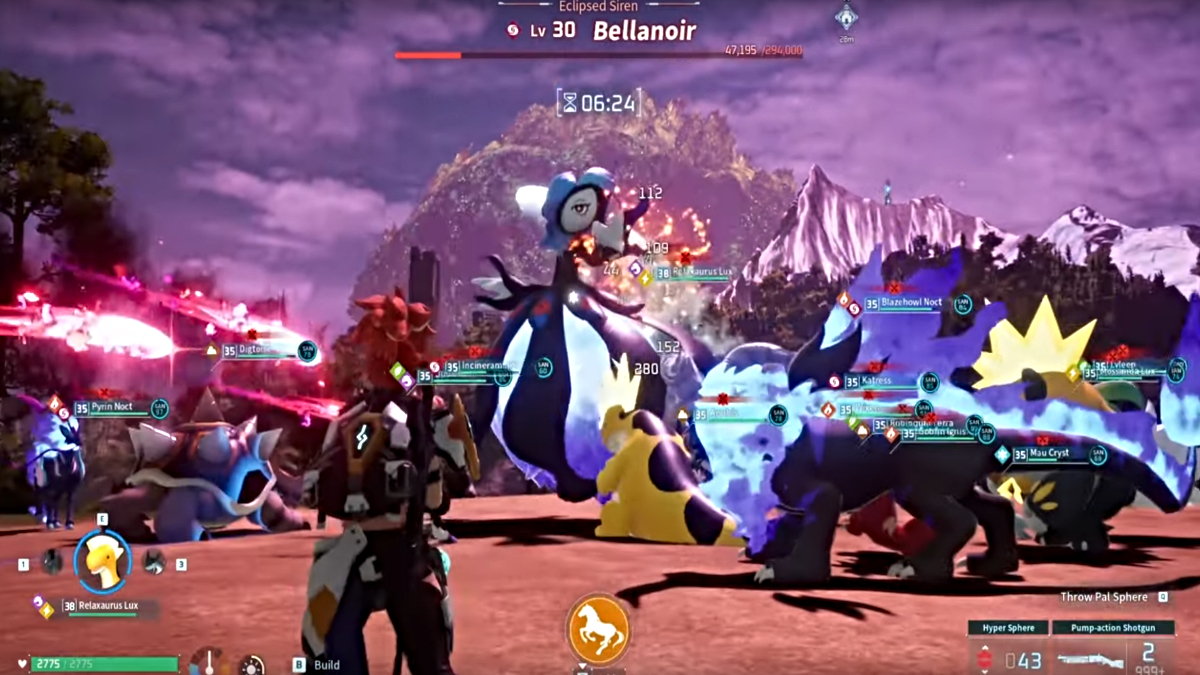How to Find & Beat Bellanoir Raid Boss in Palworld - Twinfinite