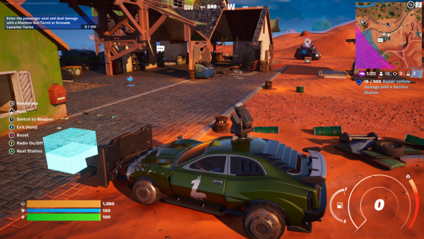 How to Mod Vehicle With Turrets in Fortnite - Twinfinite