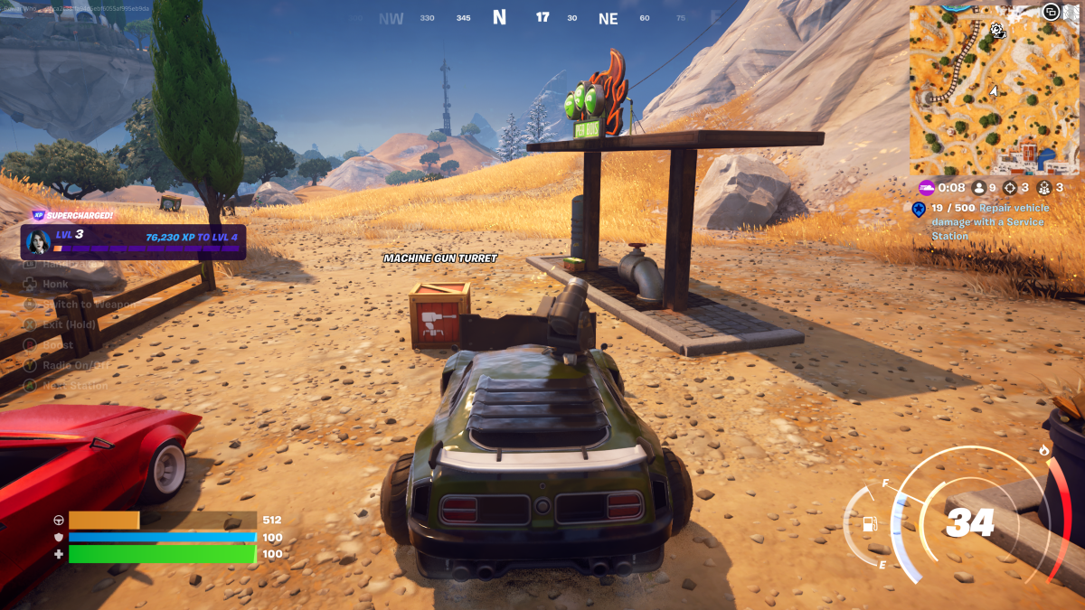 How to Mod Vehicle With Turrets in Fortnite - Twinfinite