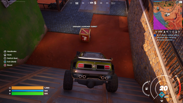 How to Mod Vehicle With Turrets in Fortnite - Twinfinite