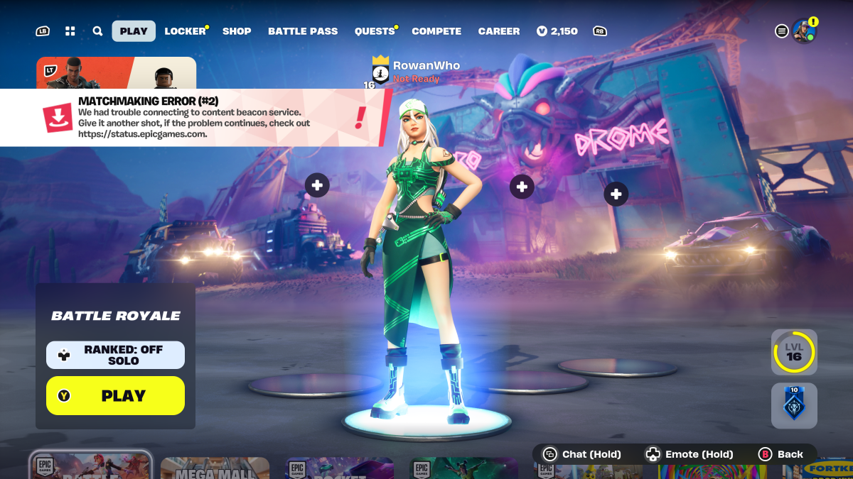 How to Fix Fortnite Matchmaking Error 2 - Twinfinite