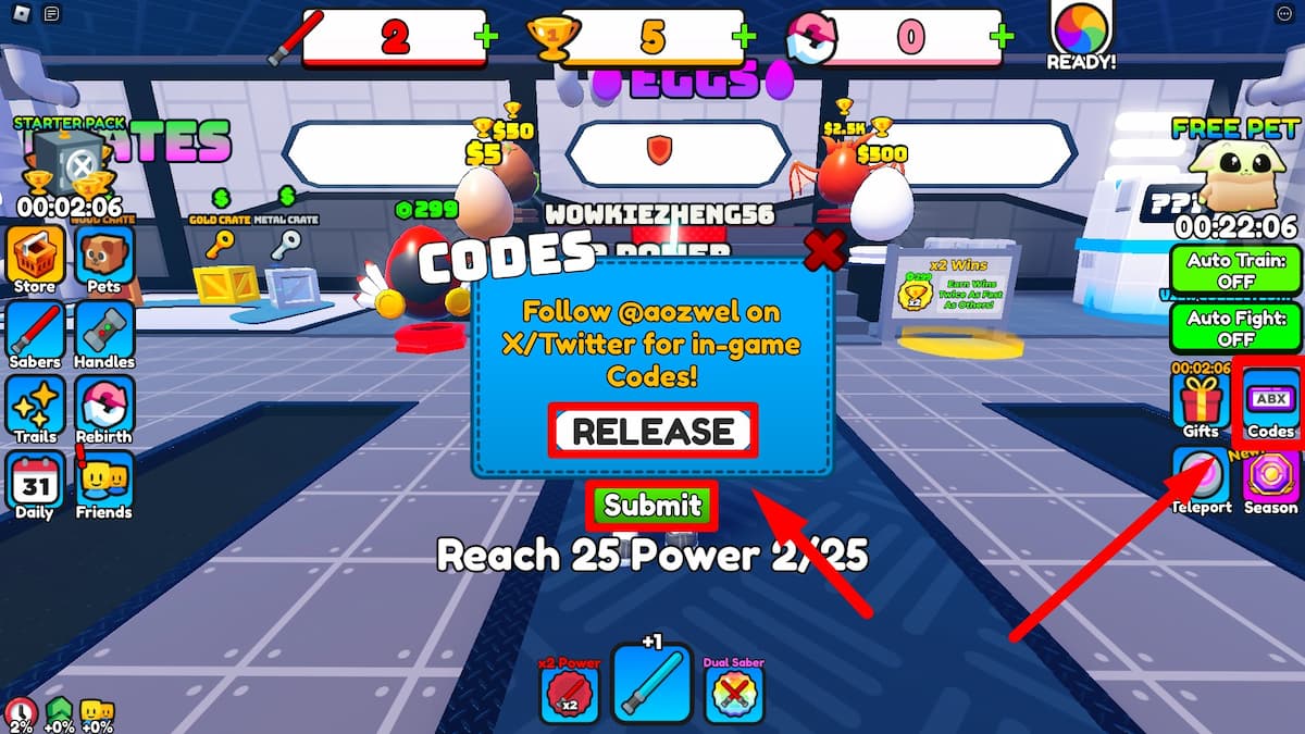 Saber Battle Simulator Codes (August 2024) - Twinfinite