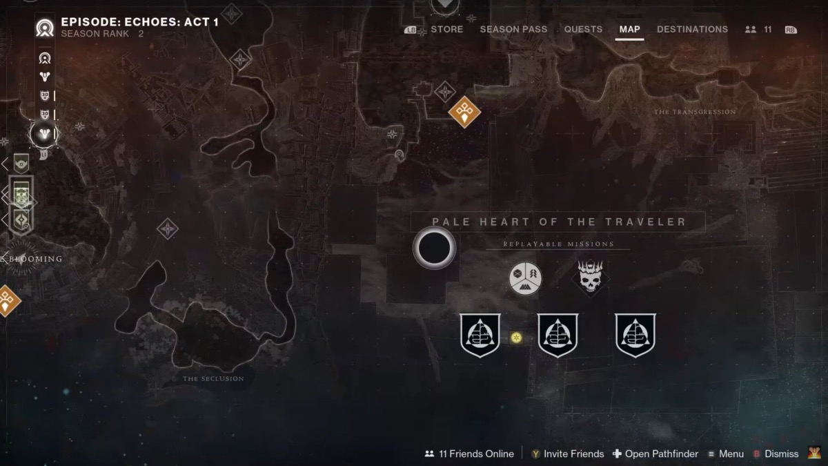 Destiny 2 Pale Heart Map Size - Twinfinite